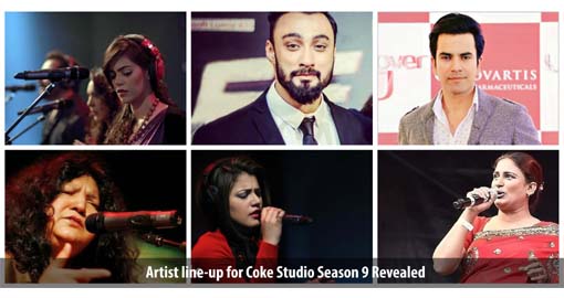 Artist line-up for Coke Studio Season 9 Revealed - Pakium.pk